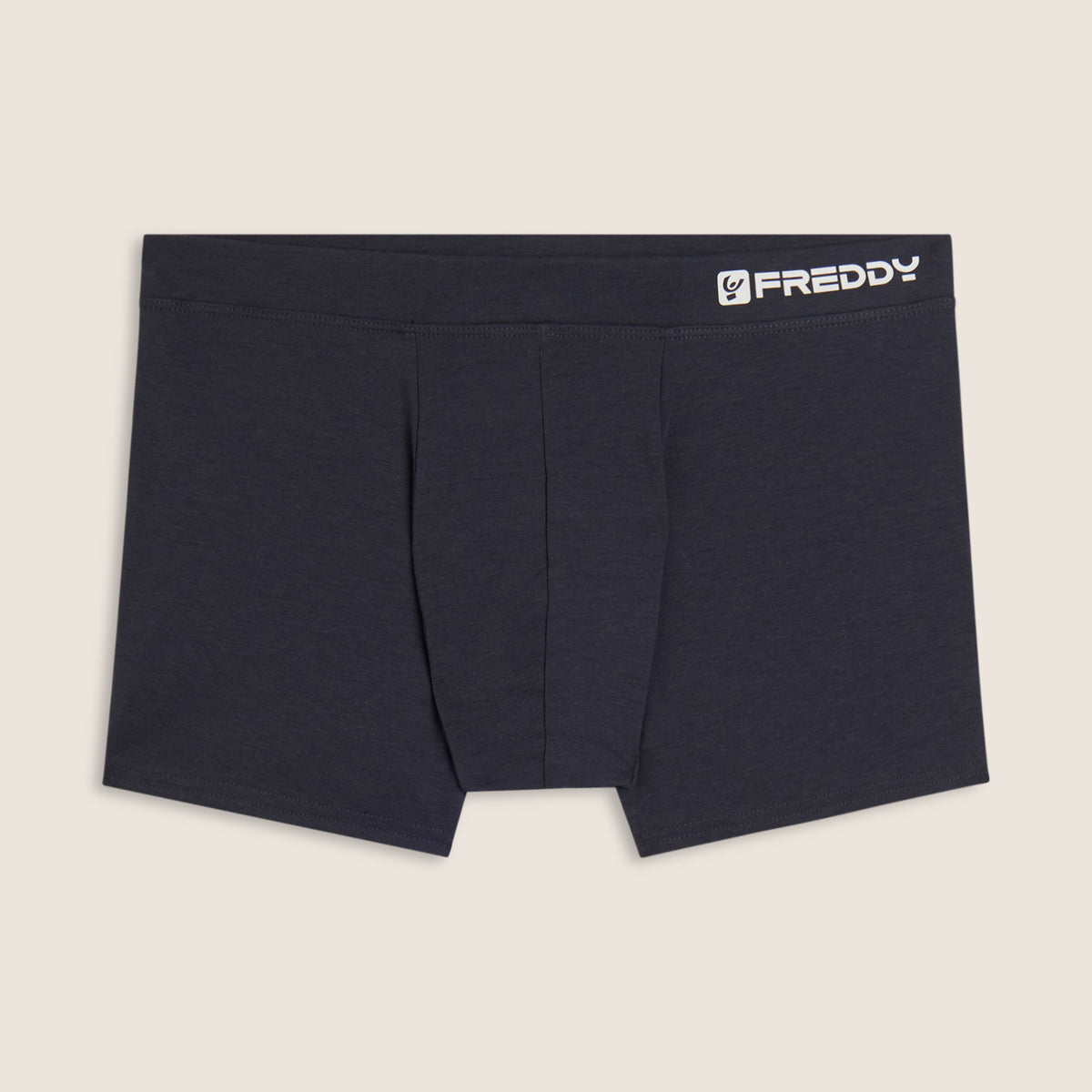 Boxer Uomo Aderenti con Gamba Corta e Logo FREDDY